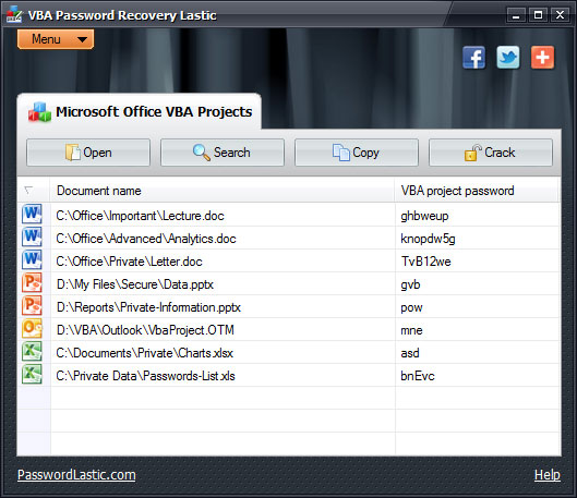  Recover VBA Project Password Free Download VBA Password Recovery Lastic